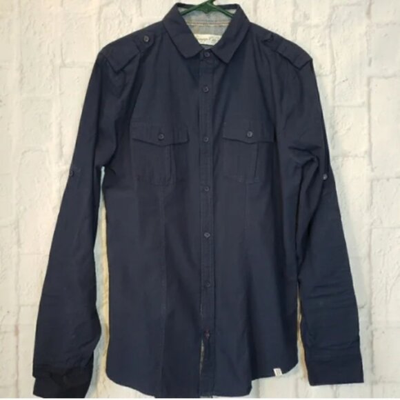 Sovereign Code | Shirts | 325 Sovereign Code La Navy Blue Buttondown ...